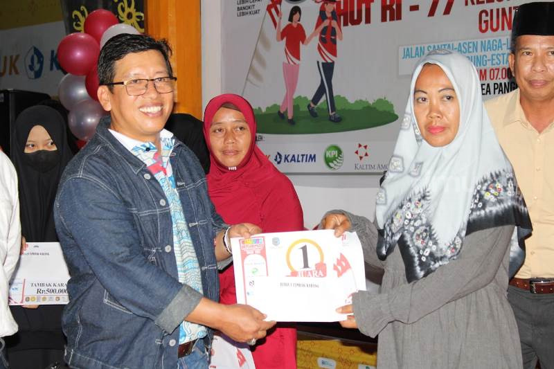 Meriahkan HUT RI di Kelurahan Guntung, Pupuk Kaltim Ikut Kontribusi ...