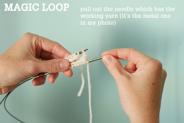 Magic Loop Technique – how to knit in the round using a single long ...