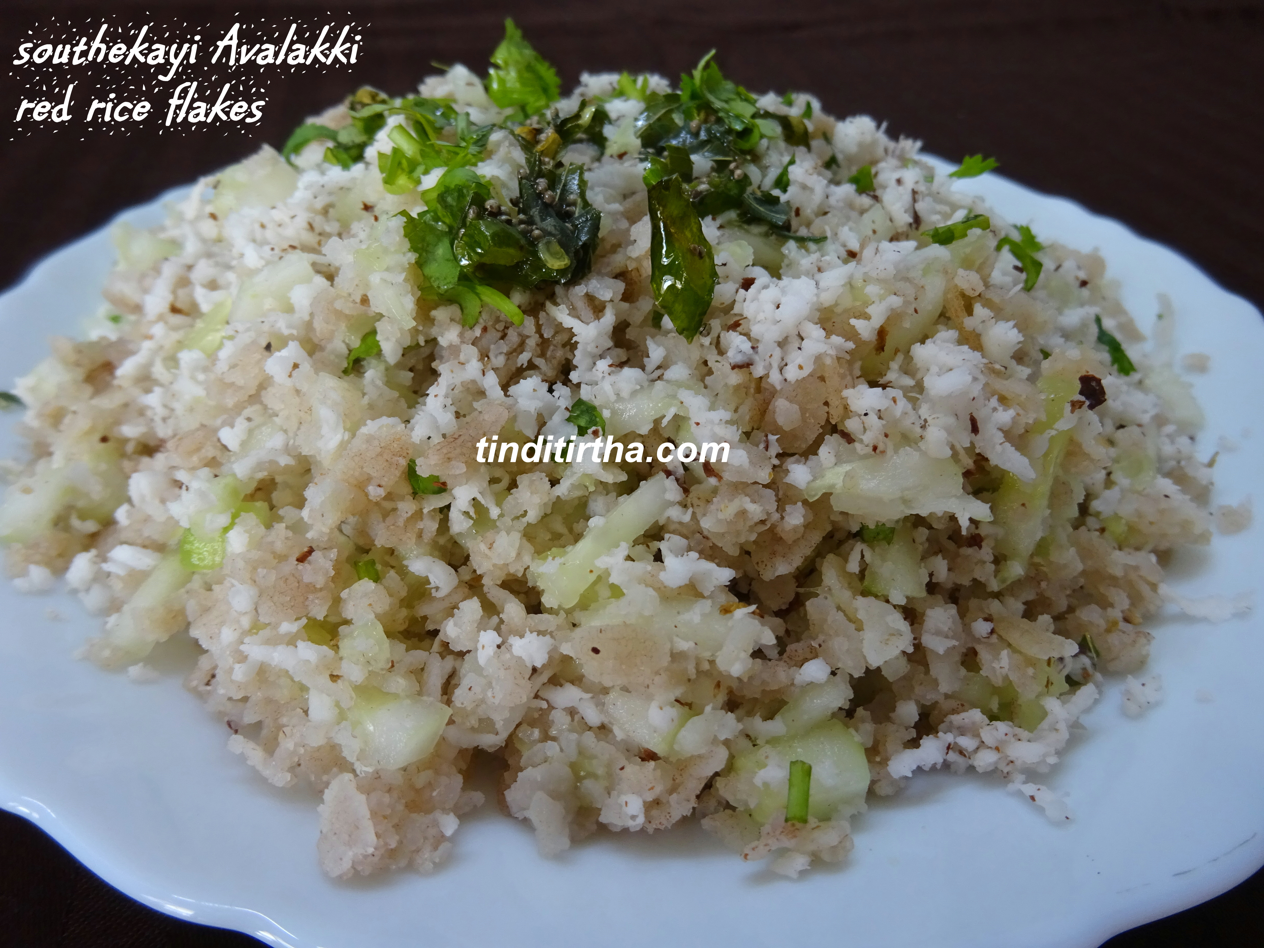 Southekayi avalakki | Cucumber rice flakes | tinditirtha