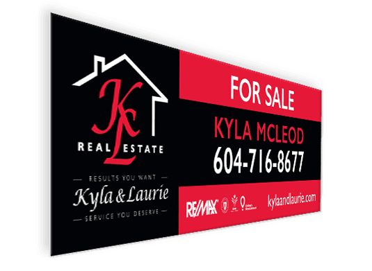 Custom Designed Real Estate Signage for Realtors®