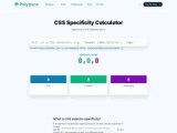 Css Specificity Calculator Tiny Tools