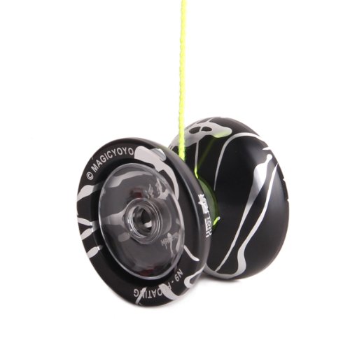 Magic YoYo N9 Super Bow Silver and Black Professional YoYo w/ String ...