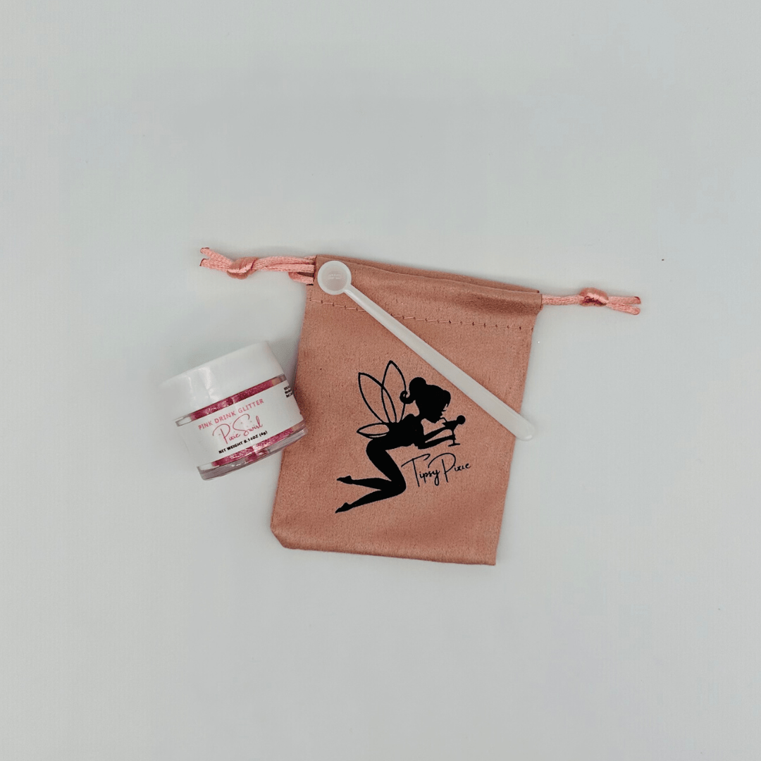 Pixie Swirl Drink Glitter w/ Custom Pouch - Tipsy Pixie Box