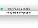 Tkinter Labels