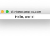 Tkinter Labels