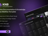 Knowledgebase Webflow Documentation Website Template