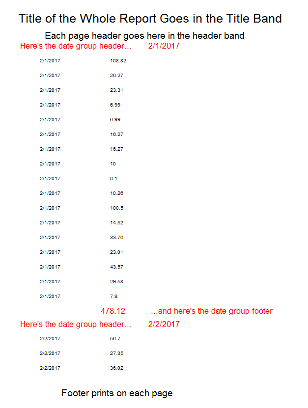 OP Reports Tutorials Module 4, Lesson 4: Report Layout: Bands and ...