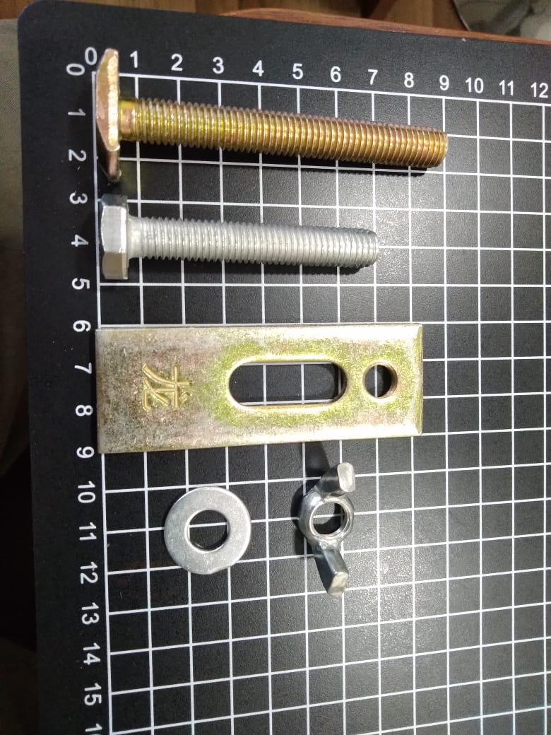 KIT PERNOS T DE SUJECION PARA MESA ROUTER CNC (T-slot screws clamp ...