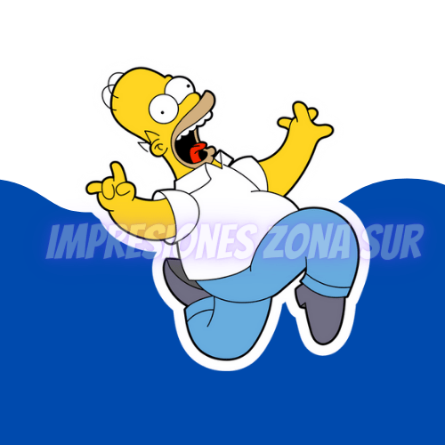 Los simpsons - Homero corriendo