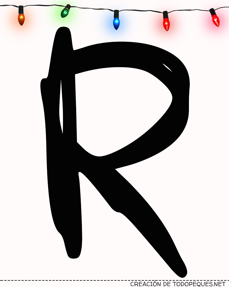 Abecedario inspirado en Stranger Things | Todo Peques