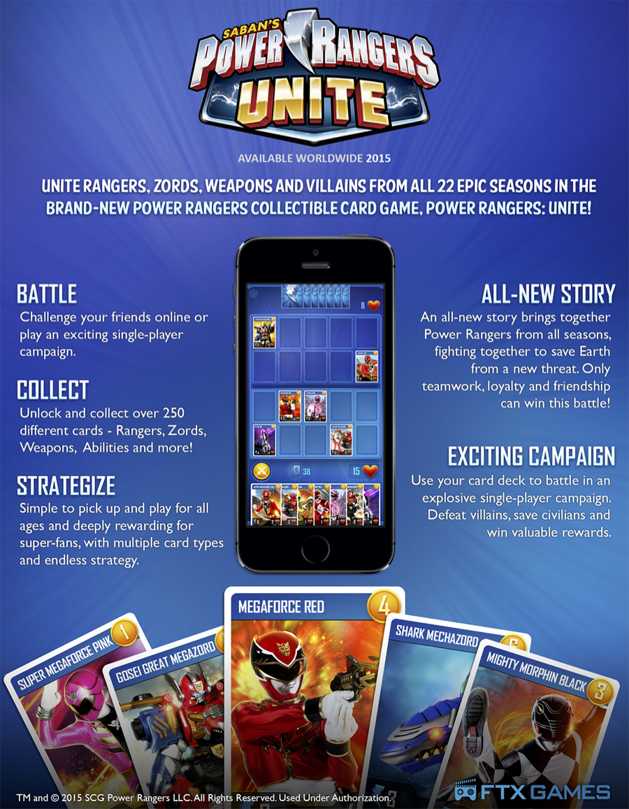 “Power Rangers: Unite” Mobile Game Announced – The Tokusatsu Network