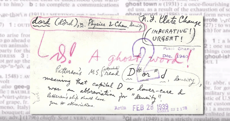 The Strange Tale of Merriam-Webster's Ghost Word - Tom Liam Lynch, Ed.D.