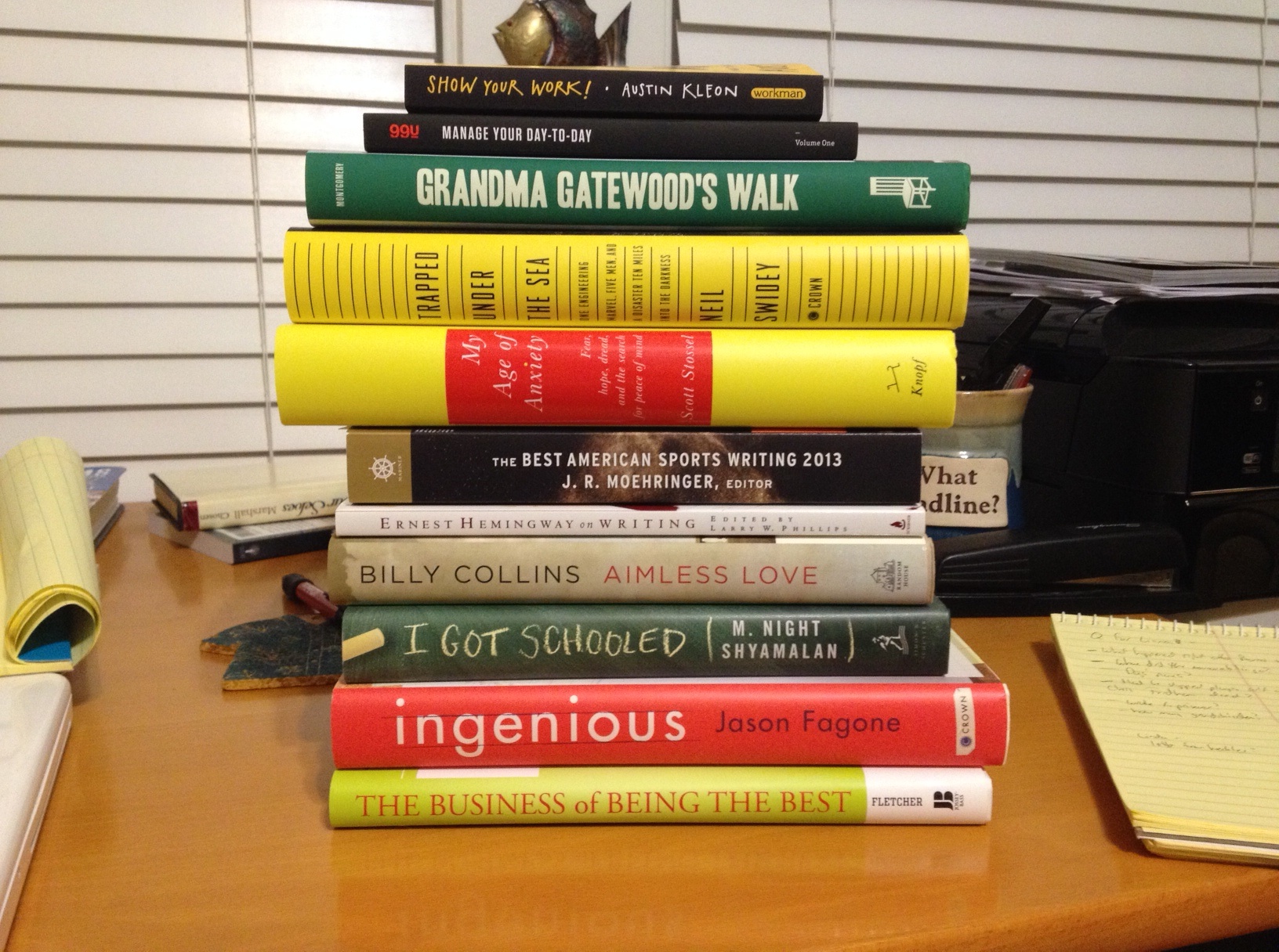 The book stack, February 2014 – Tommy Tomlinson