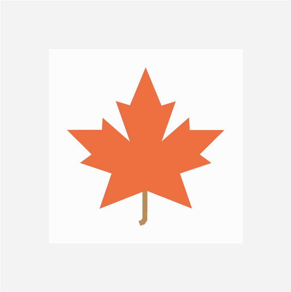 Maple Leaf Quilt Block Pattern Tomte Studio