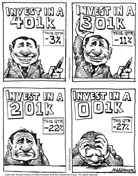 funny 401(k) cartoon - Tony Novak