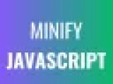 Minify Javascript Online Compress Js For Faster Sites