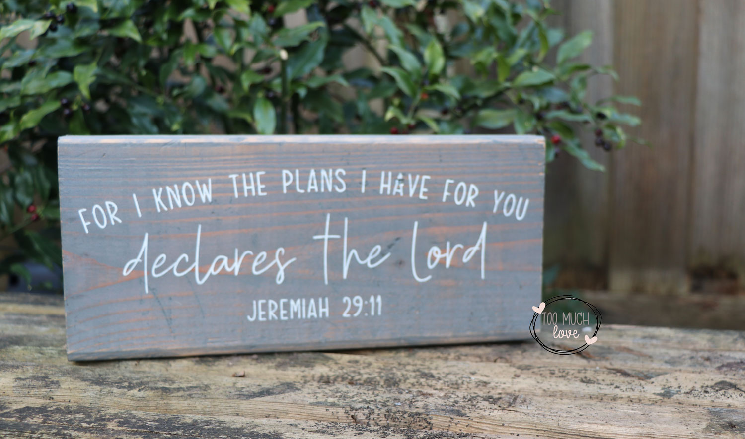 How to Make Shelf Sitter Signs - Too Much Love