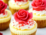 Mini Rose Cheesecakes Recipe