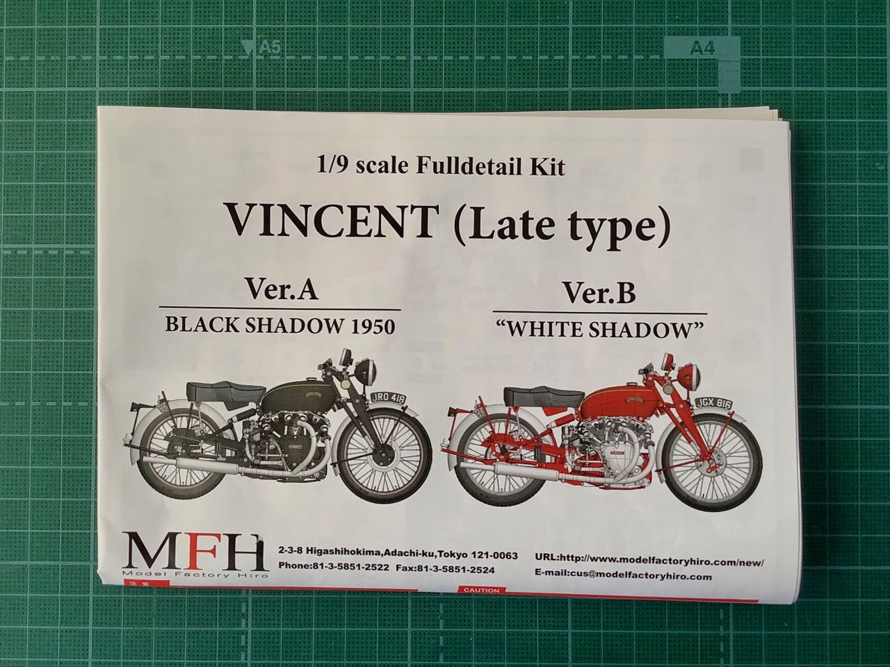 VINCENT White Shadow 1950 | toritome