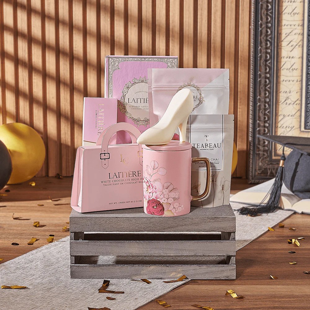 Graduation Tea Crate Toronto Baskets