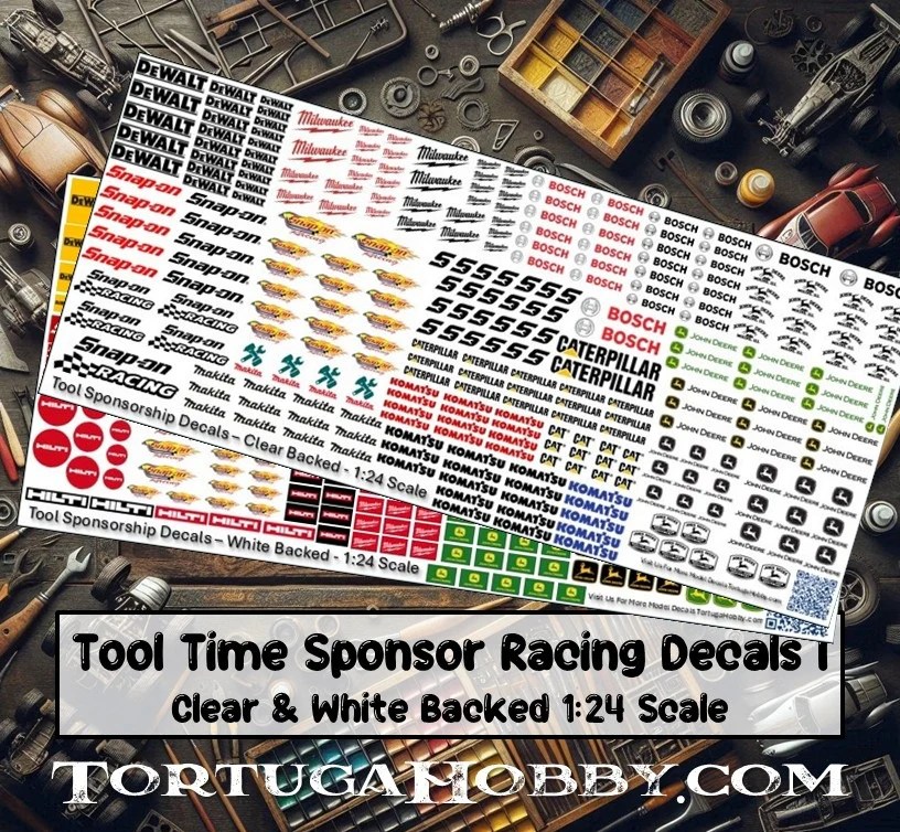 Decals Tool Time Water Slide Decals Tortuga Hobby Works