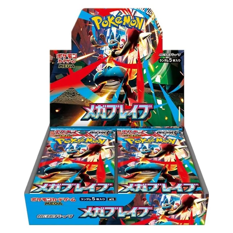 Pokemon Mega Evolution Mega Brave Japanese Booster Box 30 Boost