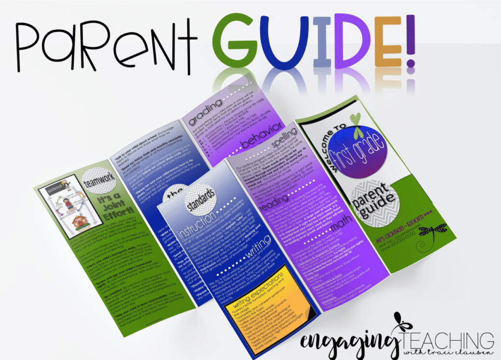 Back to School Parent Guide • Keeping Parents Informed - Editable FREEBIE