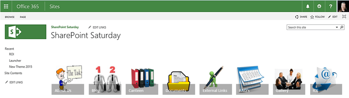 Day 23 – Promoted Links Images for SharePoint Idea 2 – Tracy van der Schyff