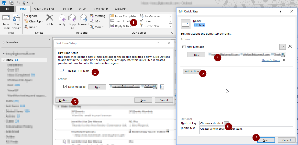 Day 152 Quick Steps in Outlook – Team Email – Tracy van der Schyff