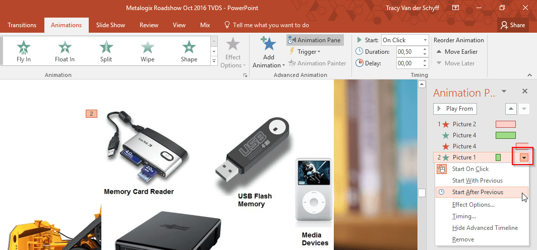 Day 232 – Using Animations in your PowerPoint Presentations – Tracy van ...