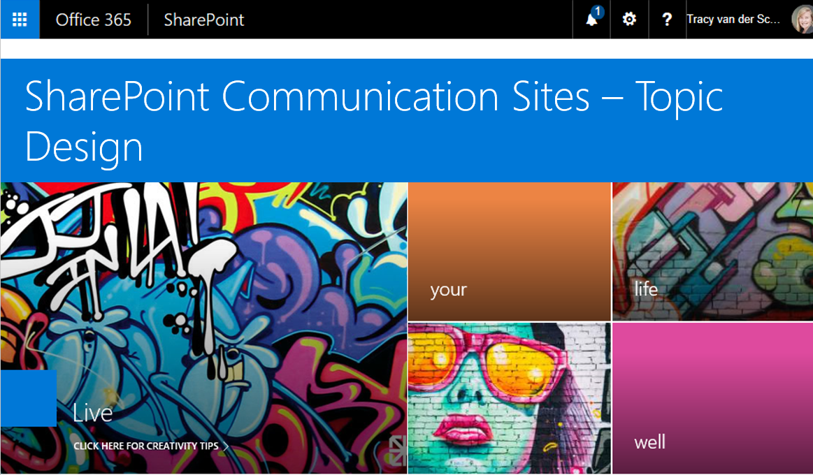 #Microsoft365 Day 80: PART 1 – SharePoint Communication Sites using ...