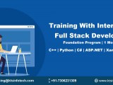 Full Stack Developer Boot Camp Training With Internship 1 Month
