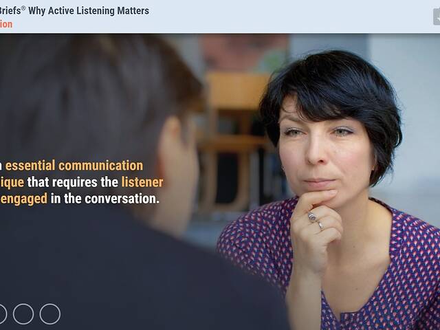 Trainingbriefs Why Active Listening Matters