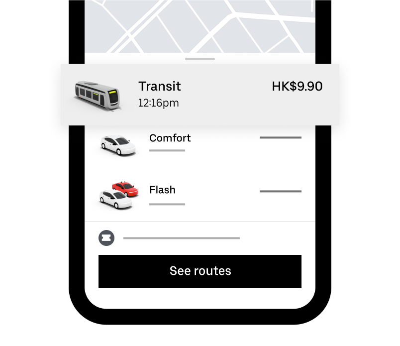 UBER ADDS TRANSIT TO HK APP – TRANSIT🍓JAM