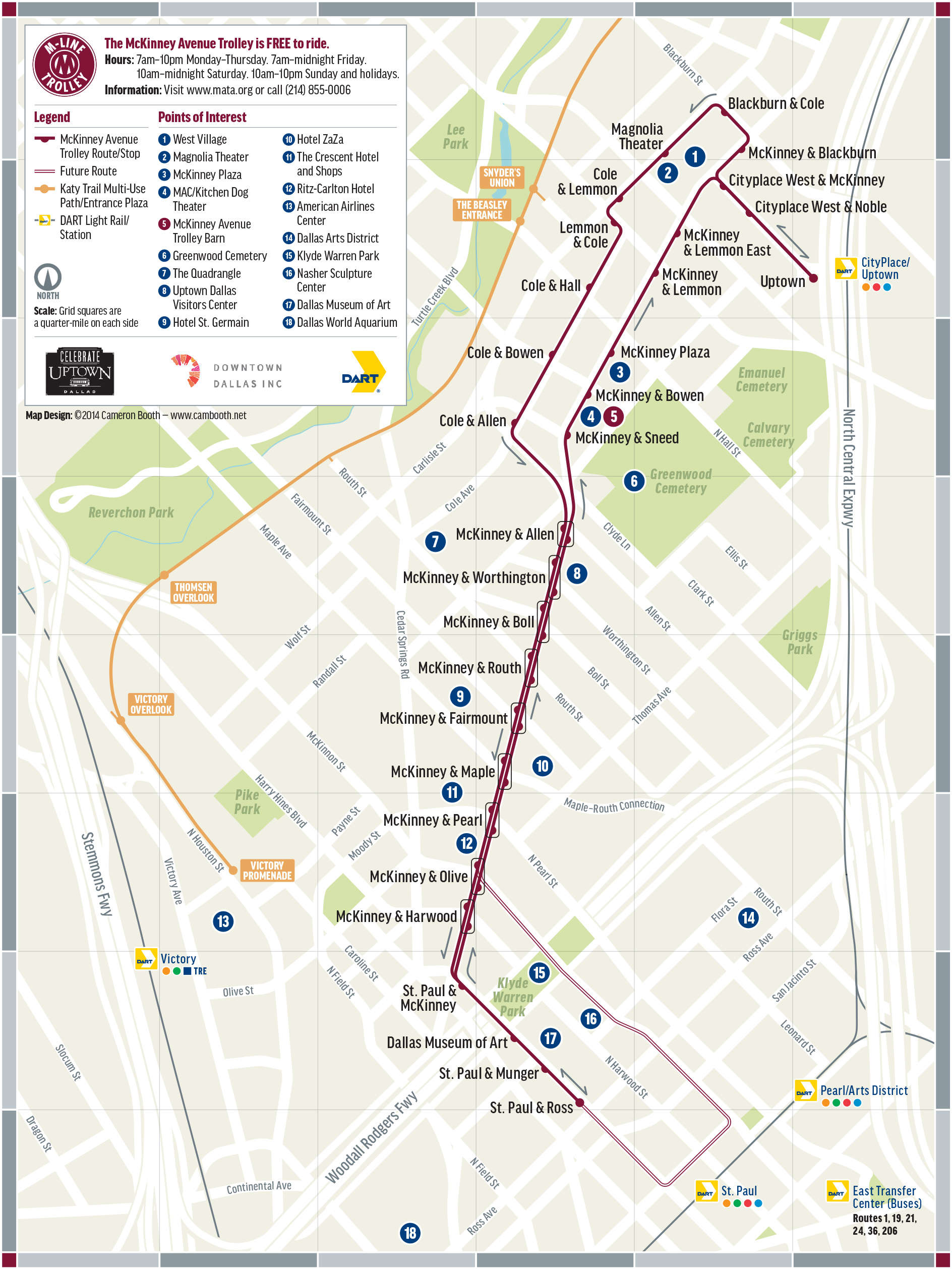 Transit Maps: M-Line_Map_CurrentService