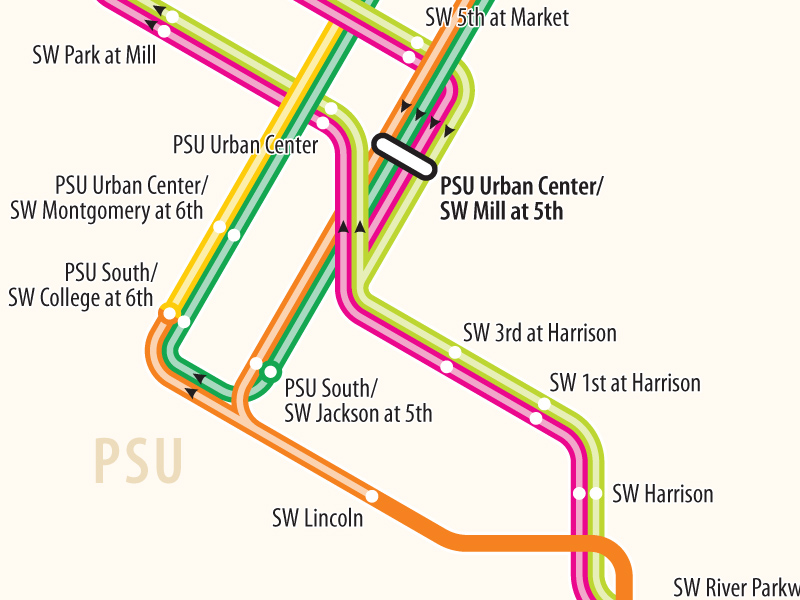 Transit Maps: Project: Rail Transit of Portland, Oregon