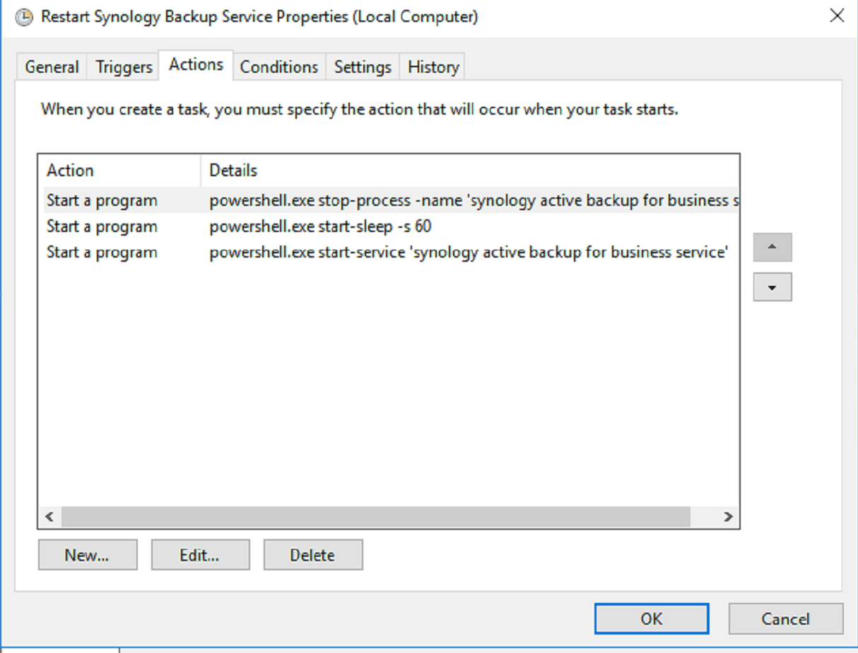 Getting a Powershell script to run elevated in Windows Task Scheduler – Traverse City Consulting