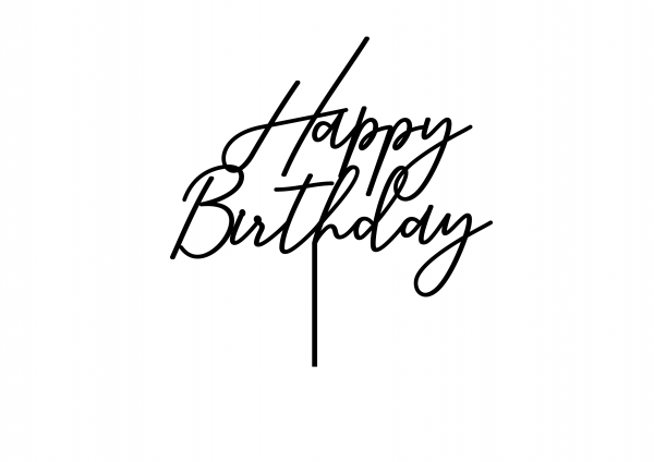 Happy Birthday Script - Treasure This