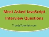 Most Asked Javascript Interview Questions