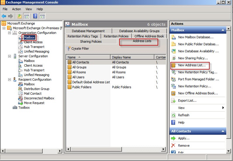 How To Create Address List In Exchange Server 2010 Trenovision How To Create Address List In Exchange Server 2010 Trenovision