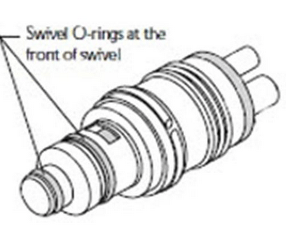 Dental - Anodized Swivel with O-Ring - TRH Services