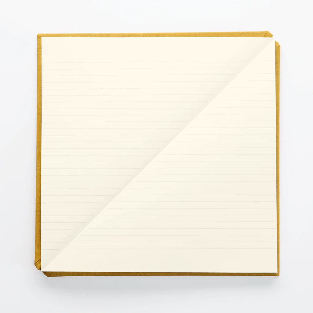 Triangle Notebook Mustard