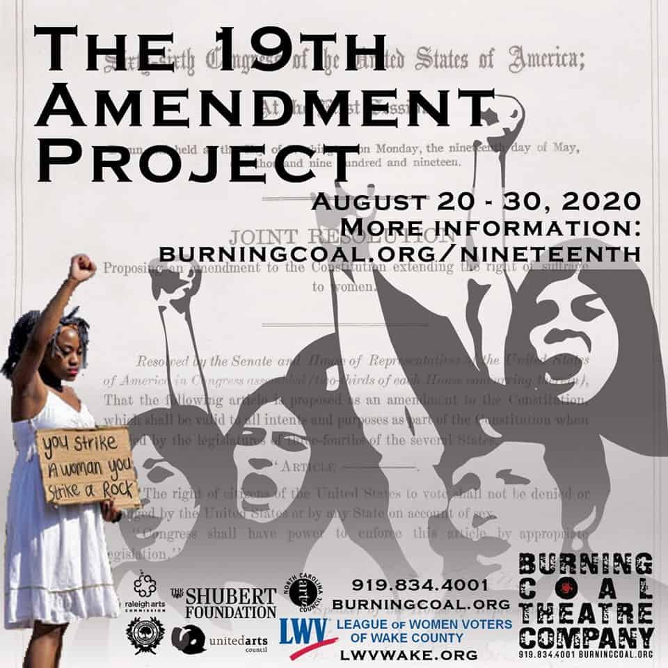 The 19th Amendment Project by Burning Coal Theatre, a series of short ...
