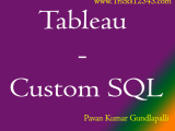 Custom Sql Inner Join