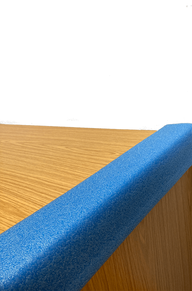 L Shaped Foam Edge Protection - Tri-Shield Protection