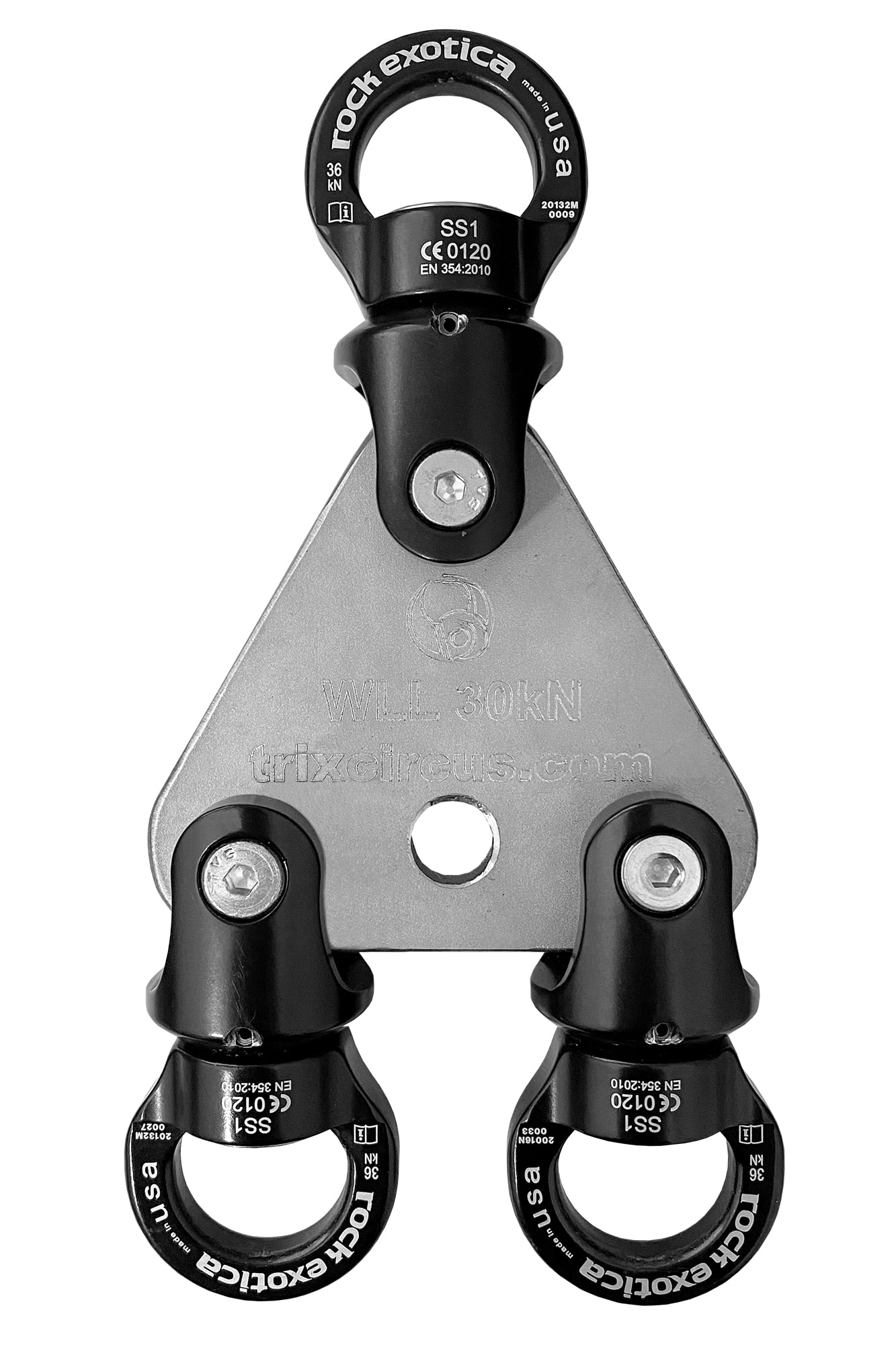 Triangle + Shackle Swivels Rigging Set - Trix Circus - Your Safety is ...