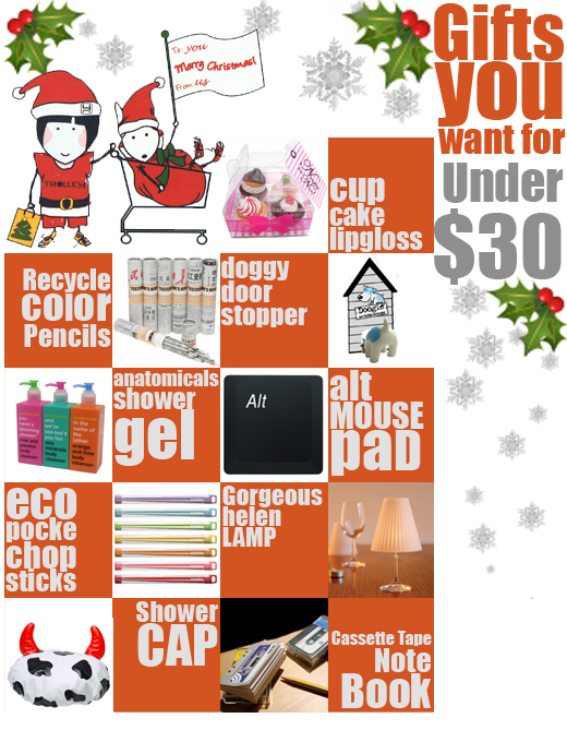 Christmas Gifts under SGD30 | Trolley SG