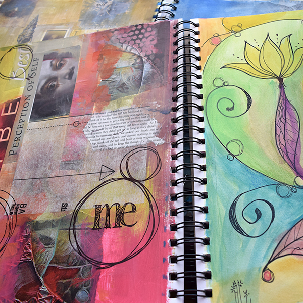 Mixed Media Art Journaling: For Beginners - Different technique for ...