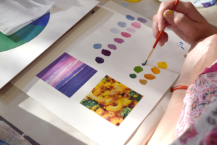 Color Analysis2 - Mixed Media Art Creativity for Wellbeing and Self-Care