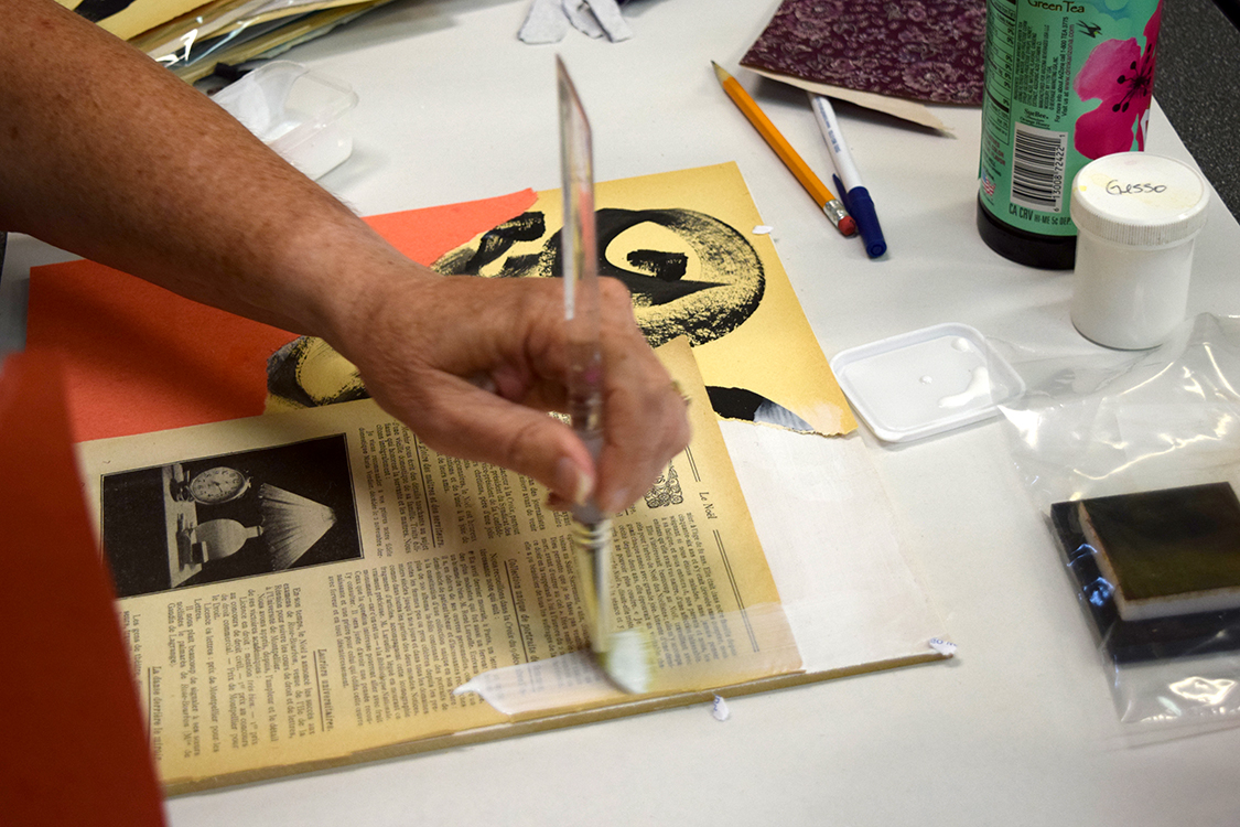 Painting With Paper - Collage Workshop Los Angeles Pasadena - Mixed ...